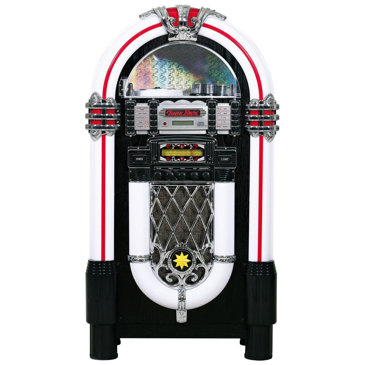 Juke box Rétro Stéréo Arcade jeux - Babyfoot Vintage